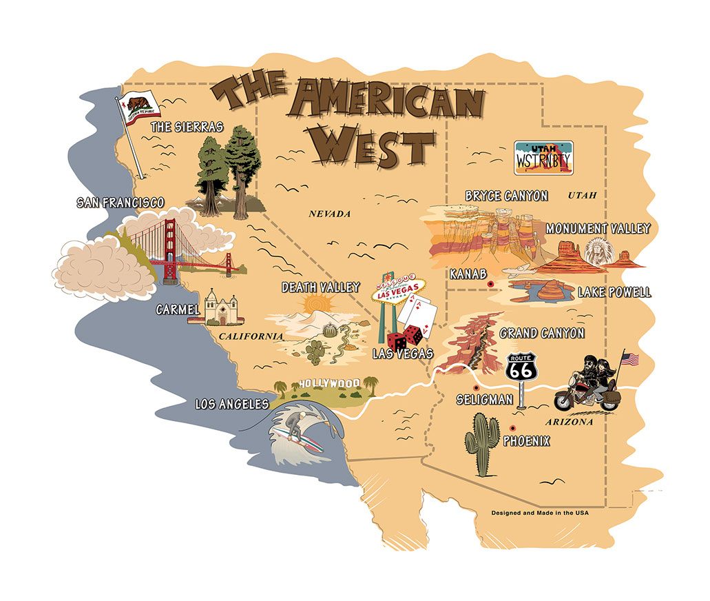 Cartoons and Caricatures by Dave - Cartoon Maps